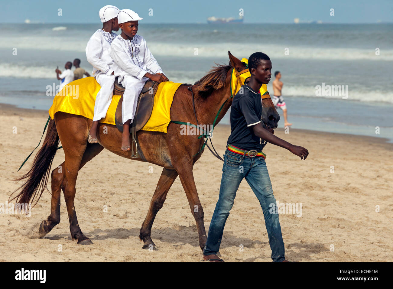Ein pferd am strand reiten Stockfotos und -bilder Kaufen - Alamy