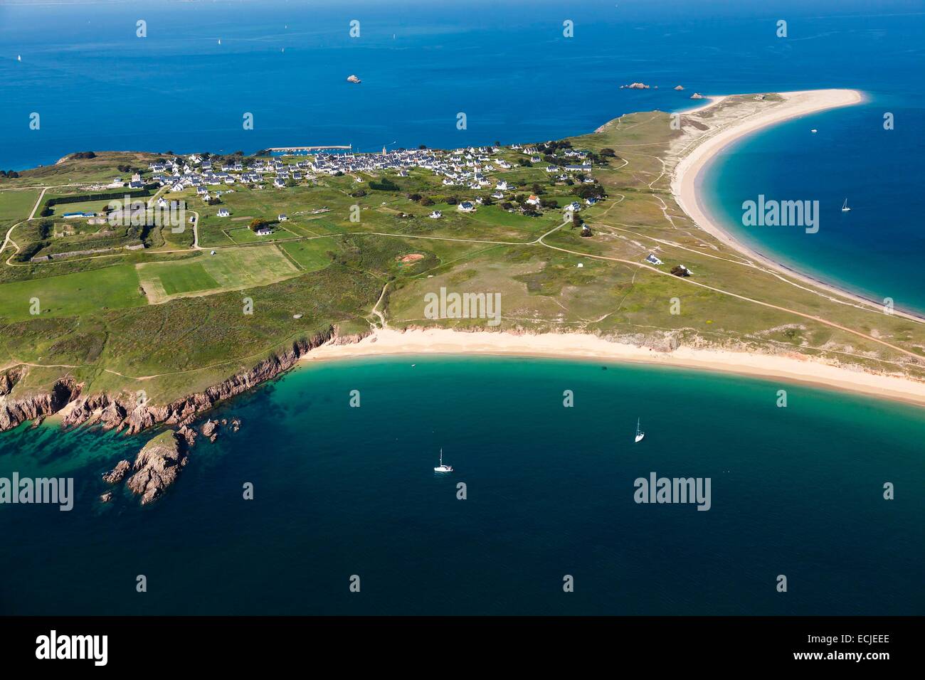 Luftaufnahme der houat insel -Fotos und -Bildmaterial in hoher ...