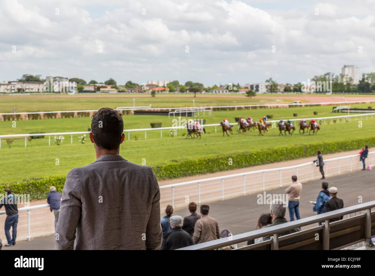 Frankreich, Gironde, Le Bouscat, Hippodrome de Bordeaux Le Bouscat ...