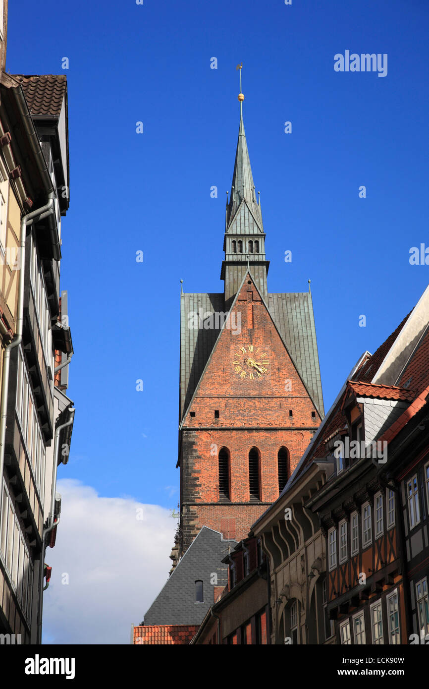 Turm der Marktkirche, Hannover, untere Sachsen, Deutschland, Europa ...