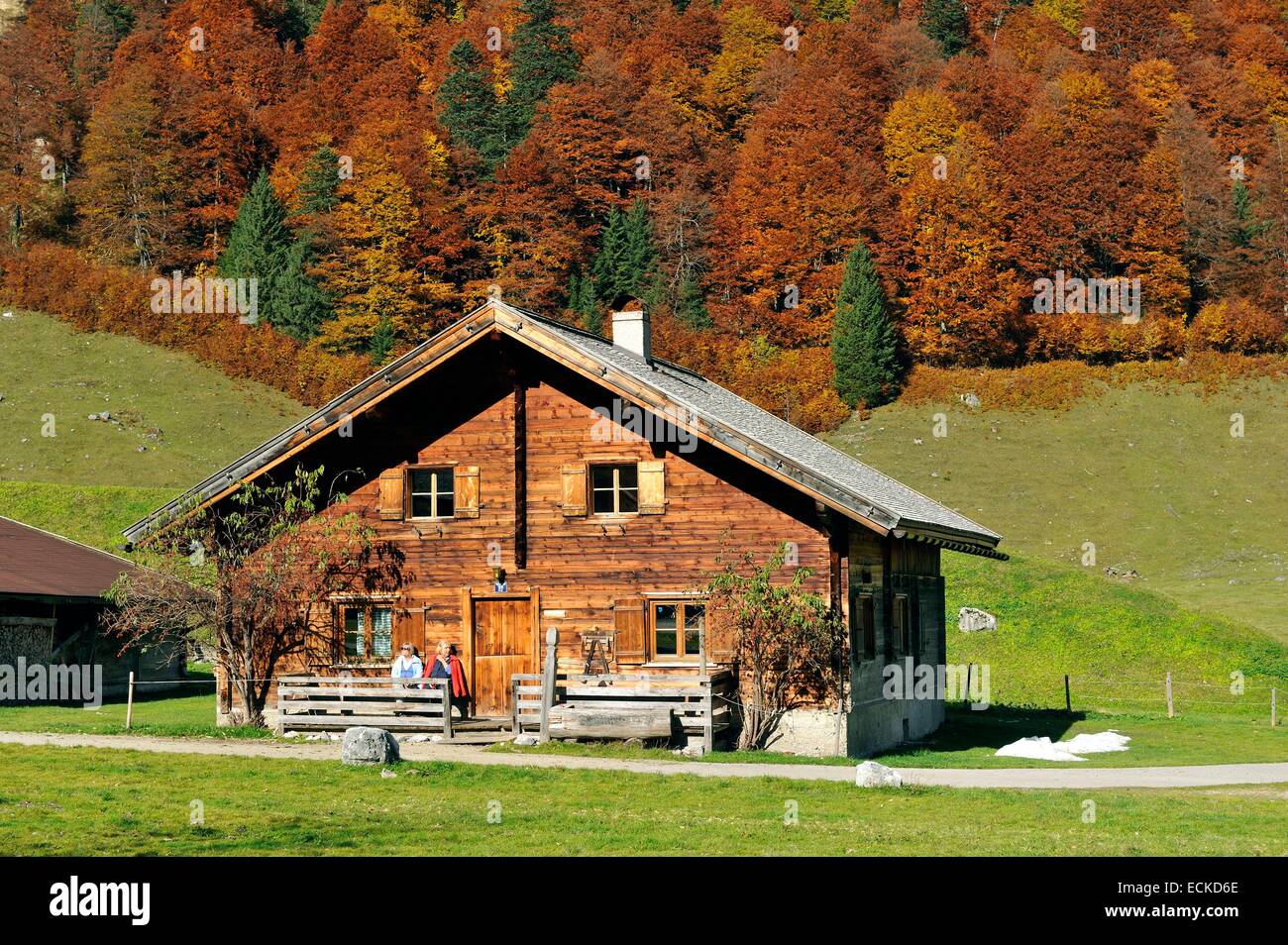 Österreich, Tirol, Karwendel, Grosser Ahornboden, Eng-Alm ...