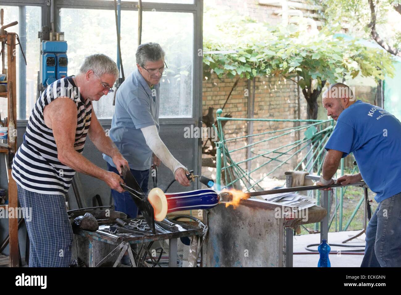 Italien, Venetien, Venedig, Weltkulturerbe der UNESCO, Insel Murano ...