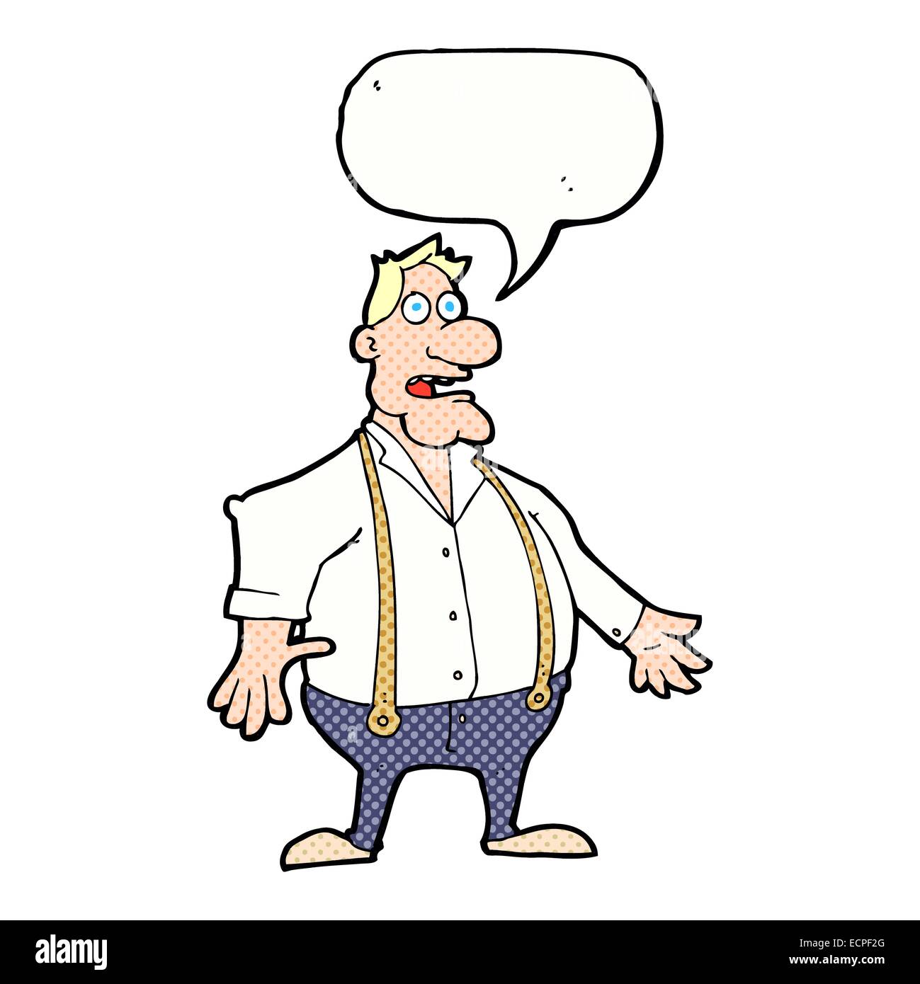 Cartoon-schockiert Mann mit Sprechblase Stock-Vektorgrafik - Alamy Cartoon-schockiert Mann mit Sprechblase Stock-Vektorgrafik - Alamy