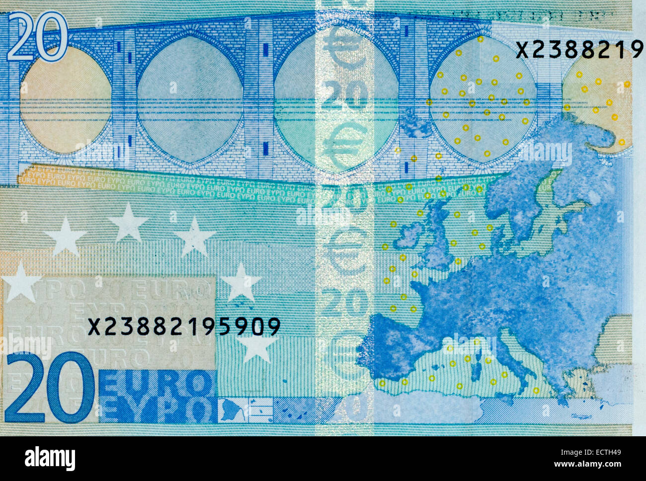 Euro 20 twenty bank note -Fotos und -Bildmaterial in hoher Auflösung ...