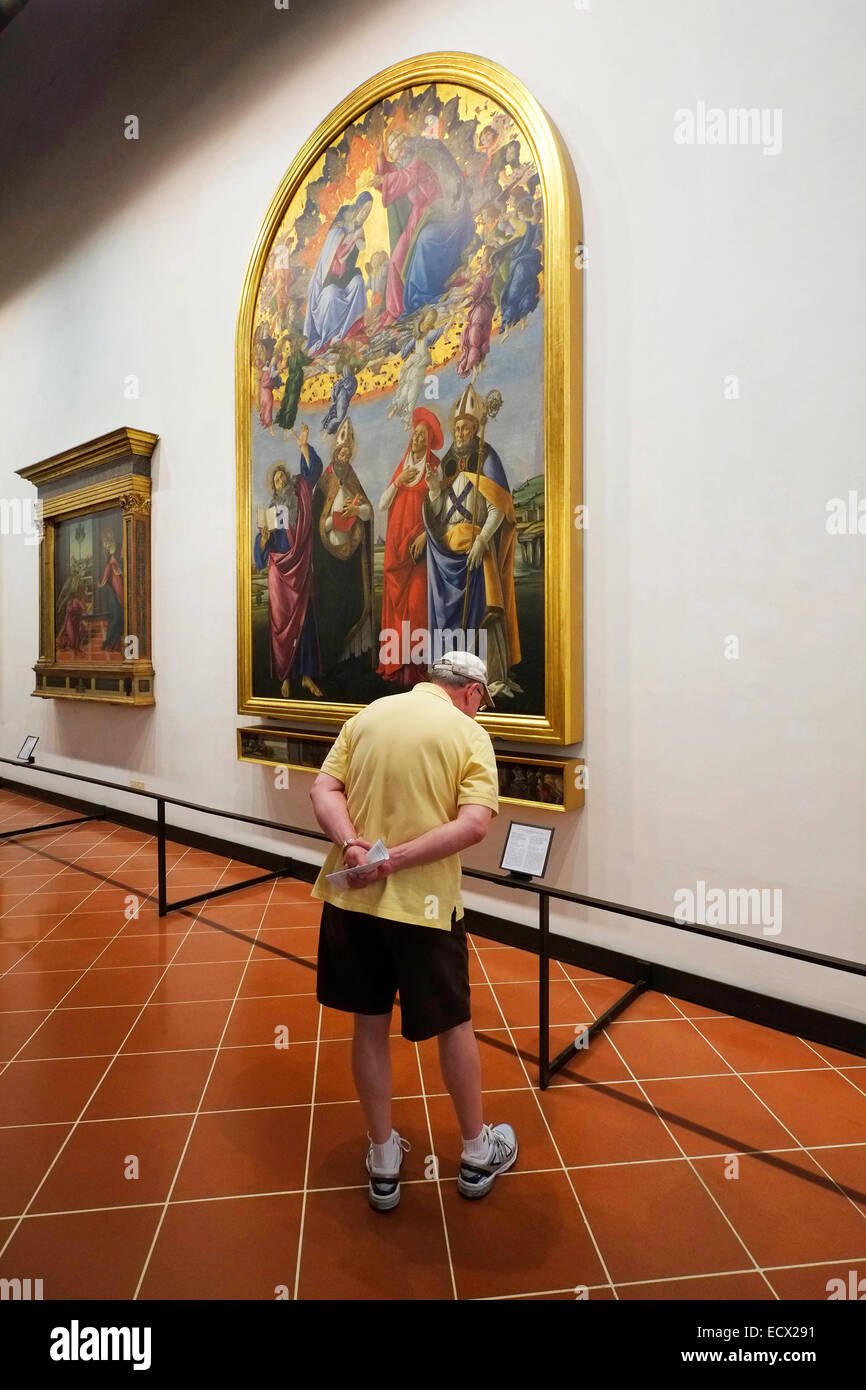 Uffizi Gallery Florence Botticelli Stockfotos und -bilder Kaufen - Alamy