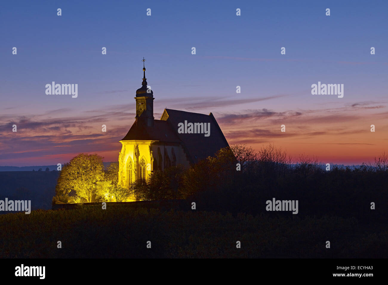 Kirche unserer lieben Frau im Weinberg in Volkach am Main, untere ...