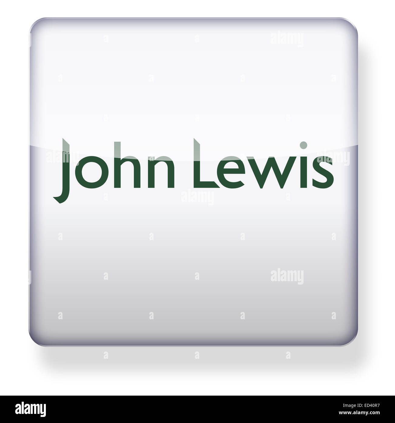 John Lewis-Logo als ein app-Symbol. Clipping-Pfad enthalten ...