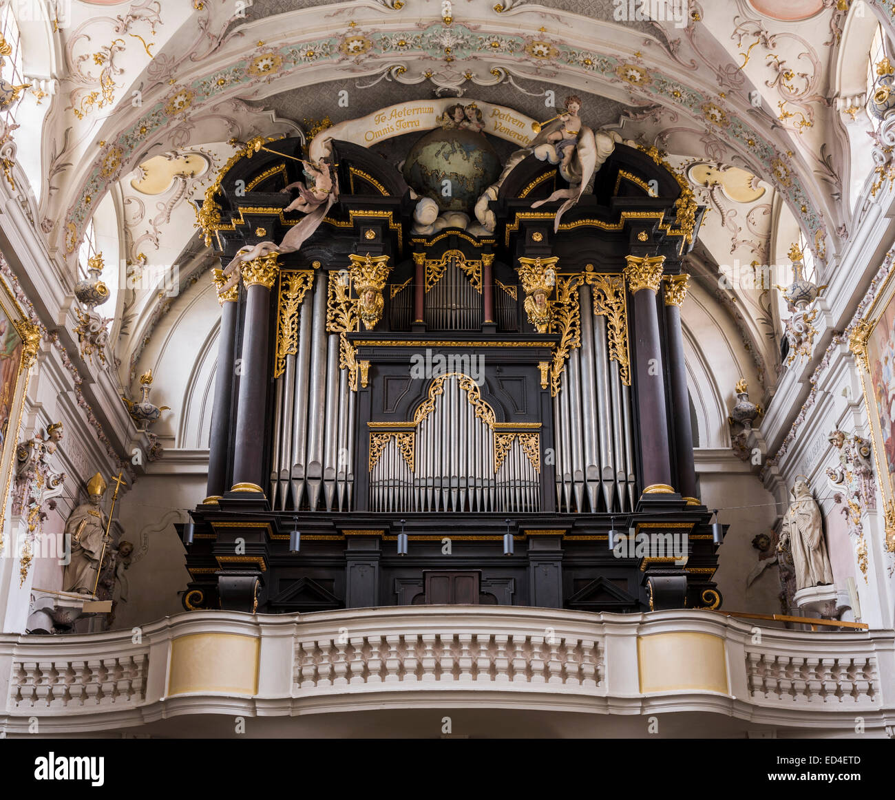 Wichtigsten Orgel von St. Emmeram Abbey oder Basilika in Regensburg ...