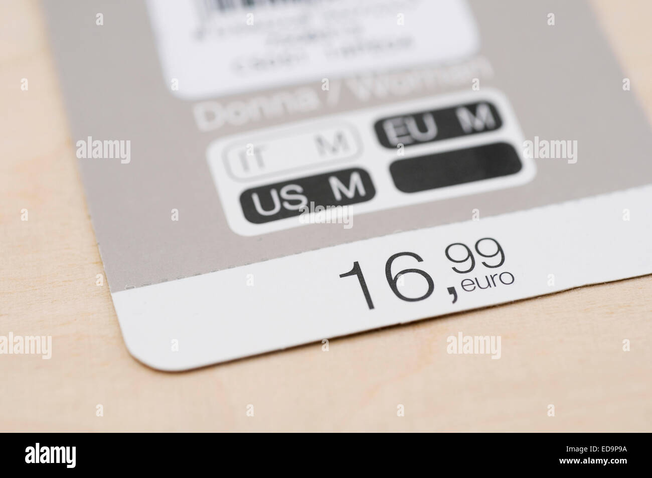 Euro price label tag -Fotos und -Bildmaterial in hoher Auflösung – Alamy