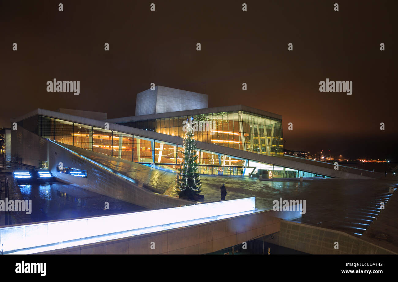 Oslo opera house snow -Fotos und -Bildmaterial in hoher Auflösung – Alamy