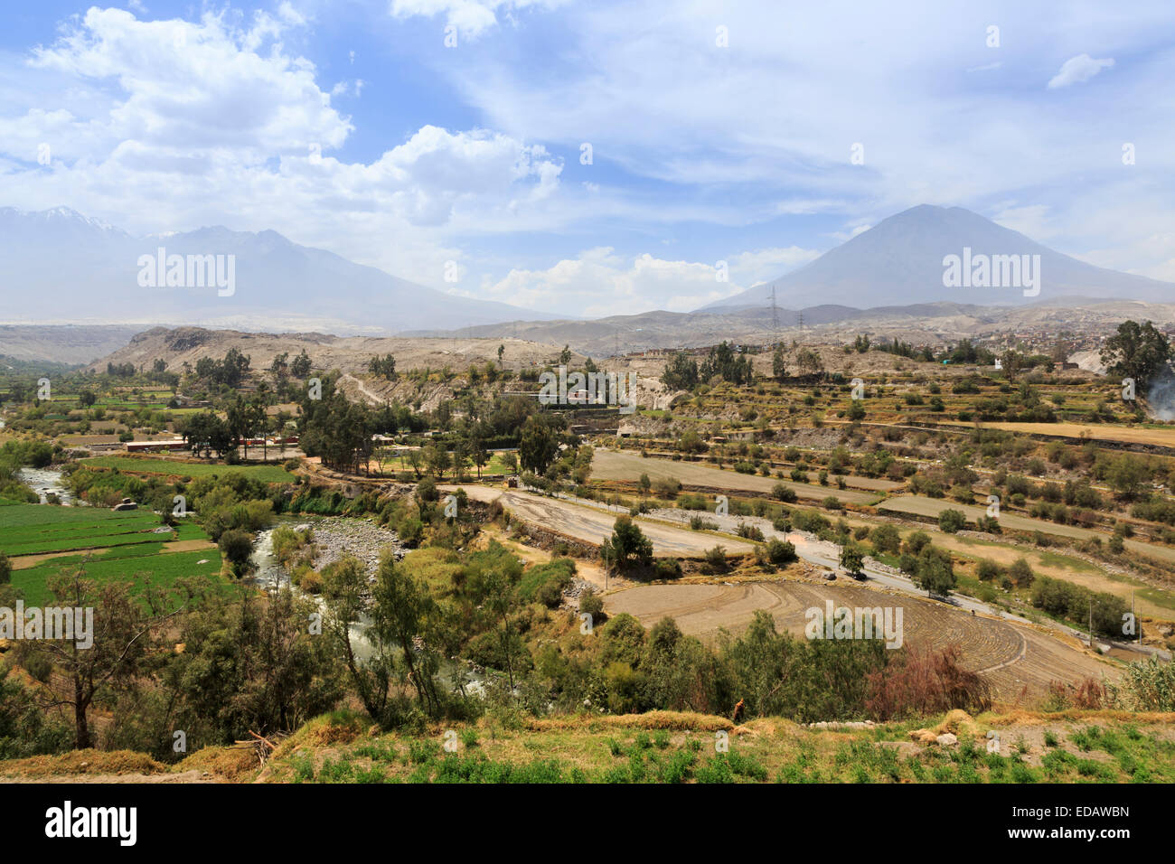 Peru colca canyon terraced fields -Fotos und -Bildmaterial in hoher ...