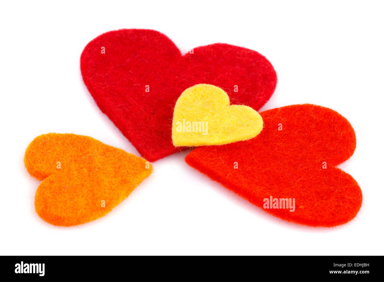 Vier rote herzen -Fotos und -Bildmaterial in hoher Auflösung – Alamy