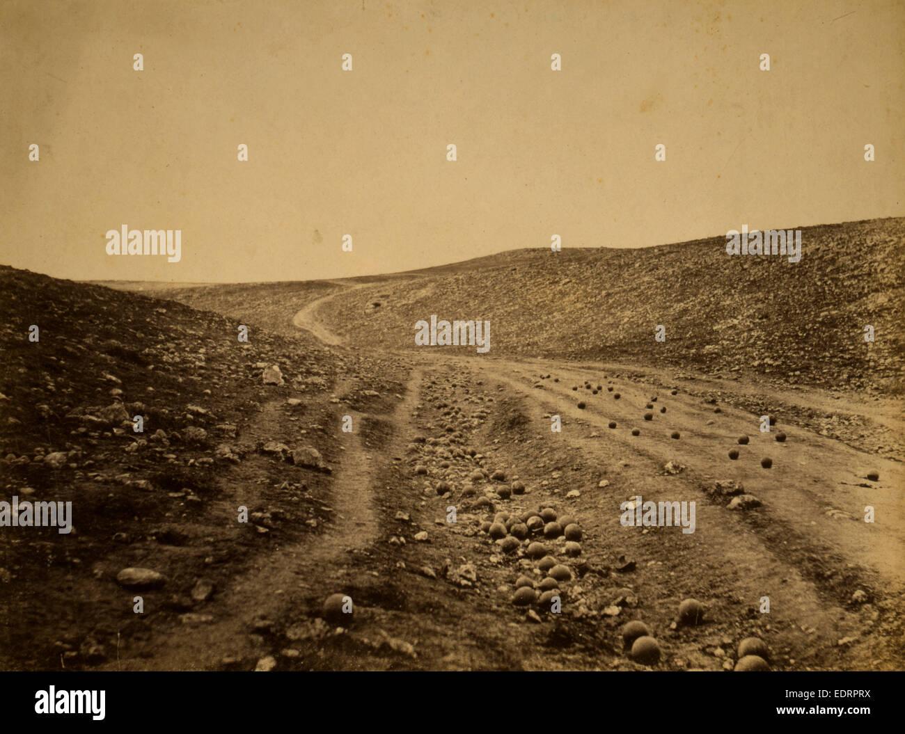 Das Tal der Schatten des Todes, Krimkrieg, 1853-1856, Roger Fenton ...
