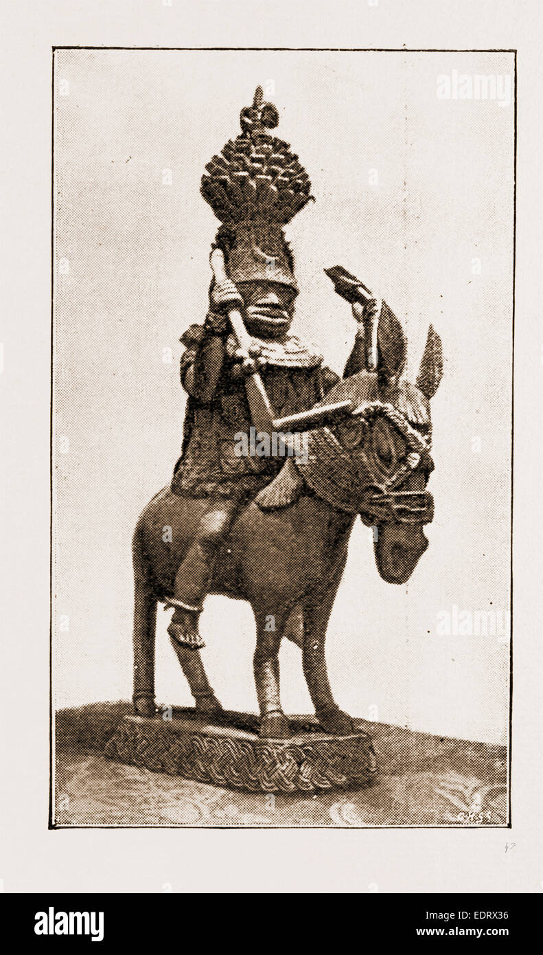 Dieses Casting von einem ehemaligen König von Benin wurde von ...