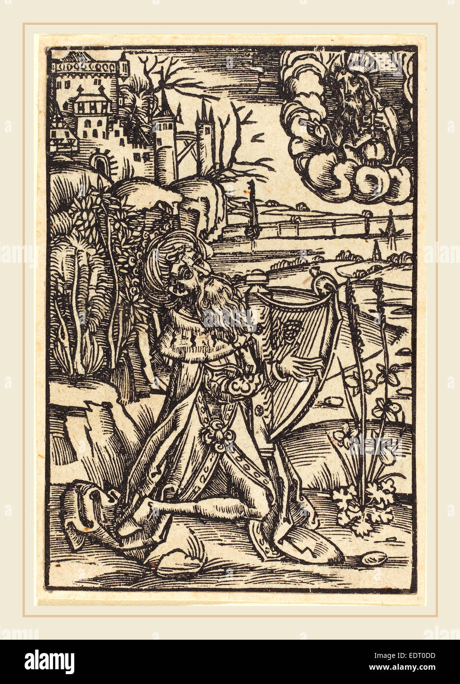 David mit harfe -Fotos und -Bildmaterial in hoher Auflösung – Alamy