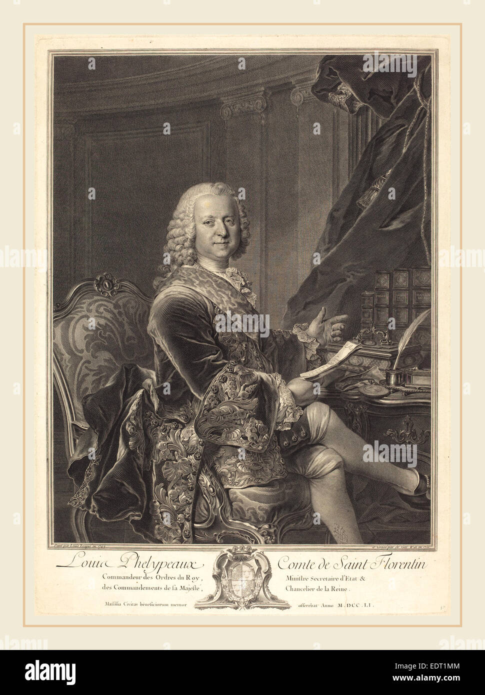 Johann georg wille nach louis tocque -Fotos und -Bildmaterial in hoher ...