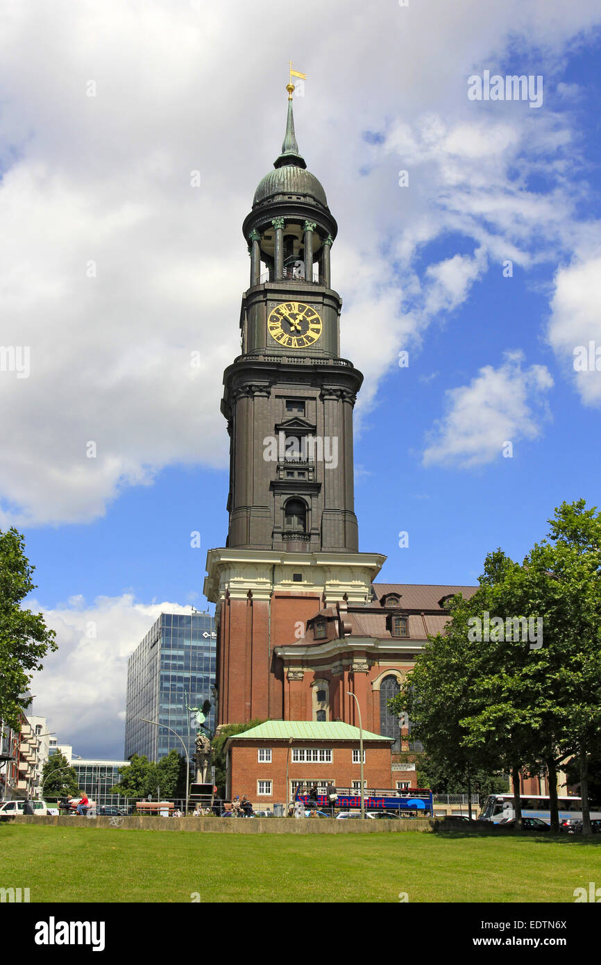 Deutschland, Hansestadt Hamburg, Michaeliskirche, Michl, Deutschland ...