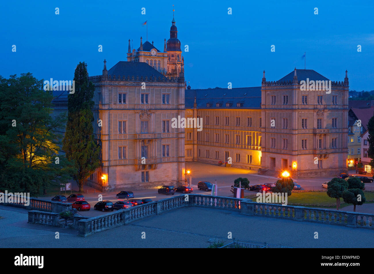 Coburg, Schloss Ehrenburg, Ehrenburg Schloss, Oberfranken, Franken ...