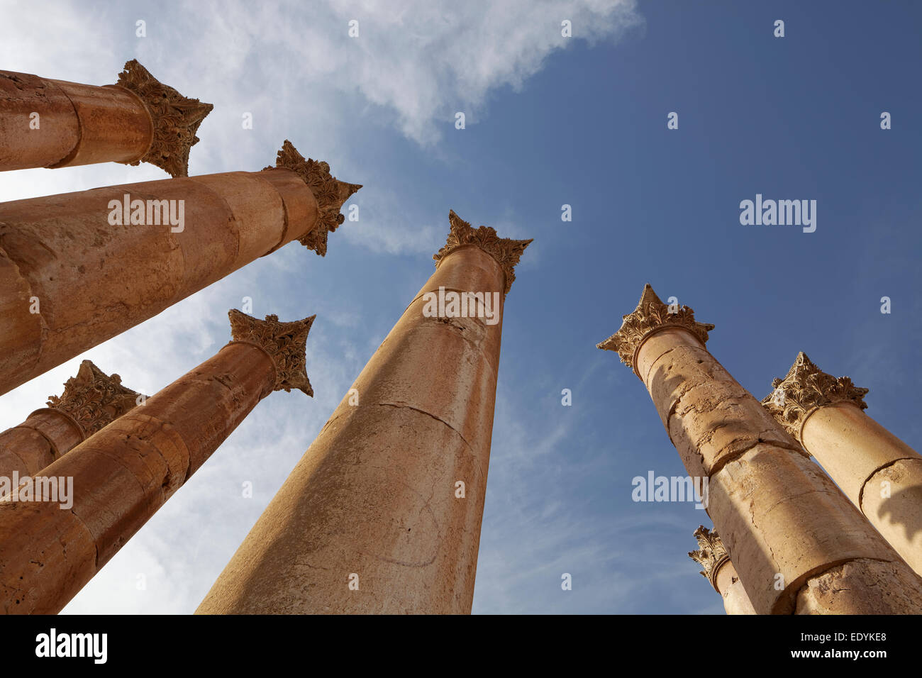 Spalten, Artemis-Tempel, gebaut im 2. Jahrhundert N.Chr., antike ...