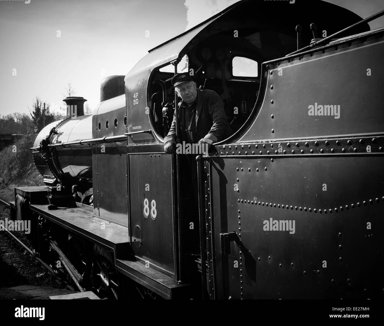 A-Klasse SOMERSET & DORSET JOINT RAILWAY 7F 2-8-0 Lokomotive laufen von der West Somerset ...