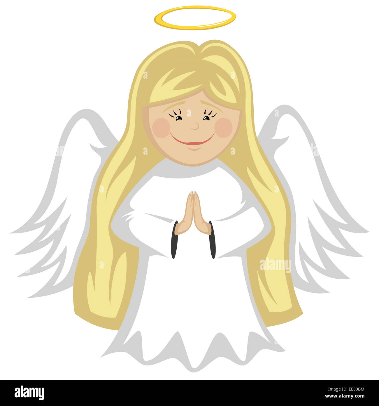 Blonde Girl Cartoon Illustration Stockfotos & Blonde Girl Cartoon ...