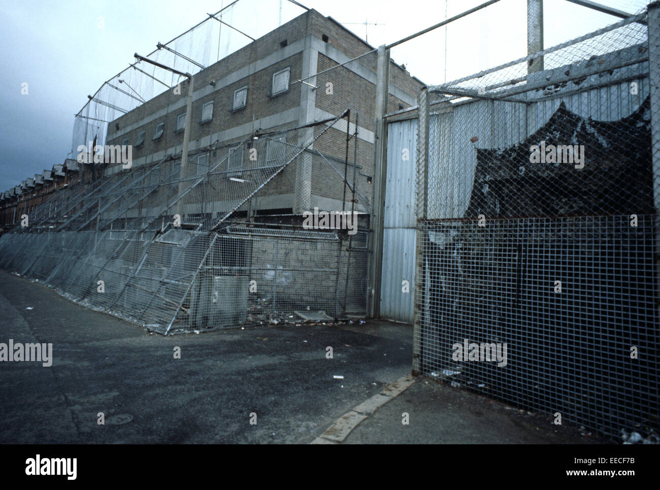 BELFAST, Nordirland, befestigte September 1978, stark RUC, Royal Ulster ...