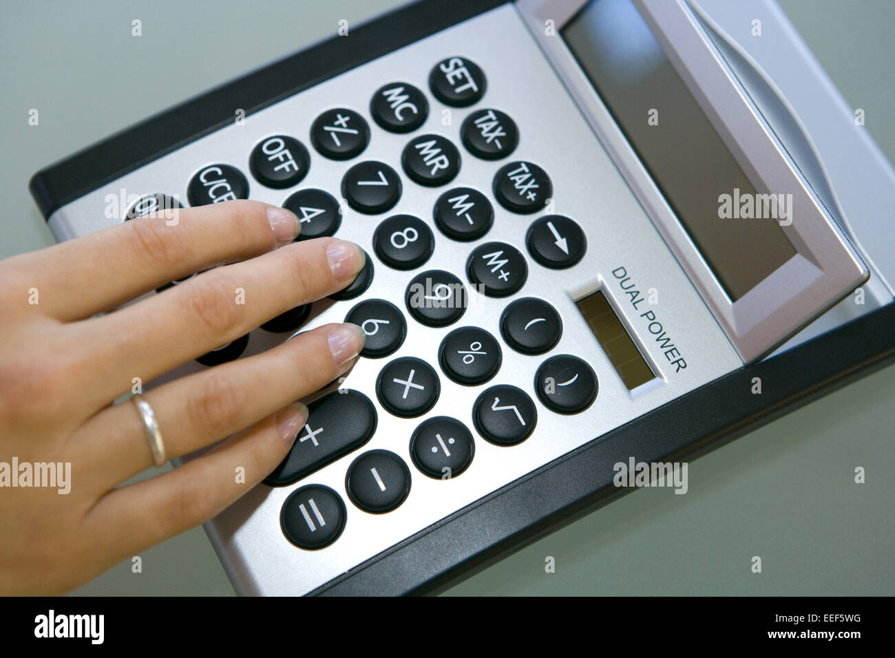 Frau, Taschenrechner, Business, Rechner, Rechnen, Kalkulieren ...