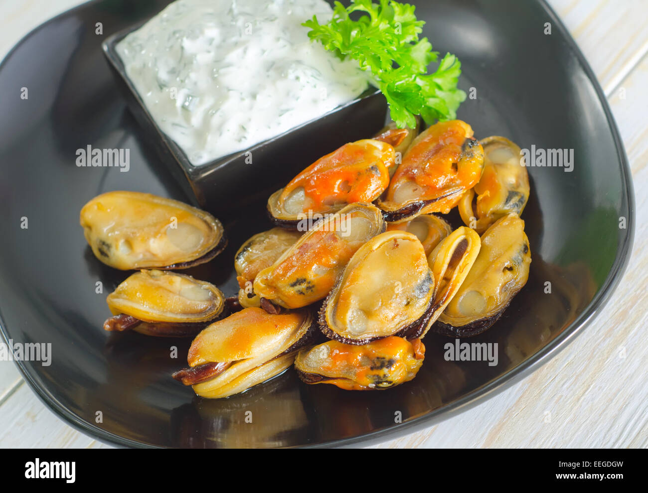 Muscheln und mayonnaise -Fotos und -Bildmaterial in hoher Auflösung – Alamy