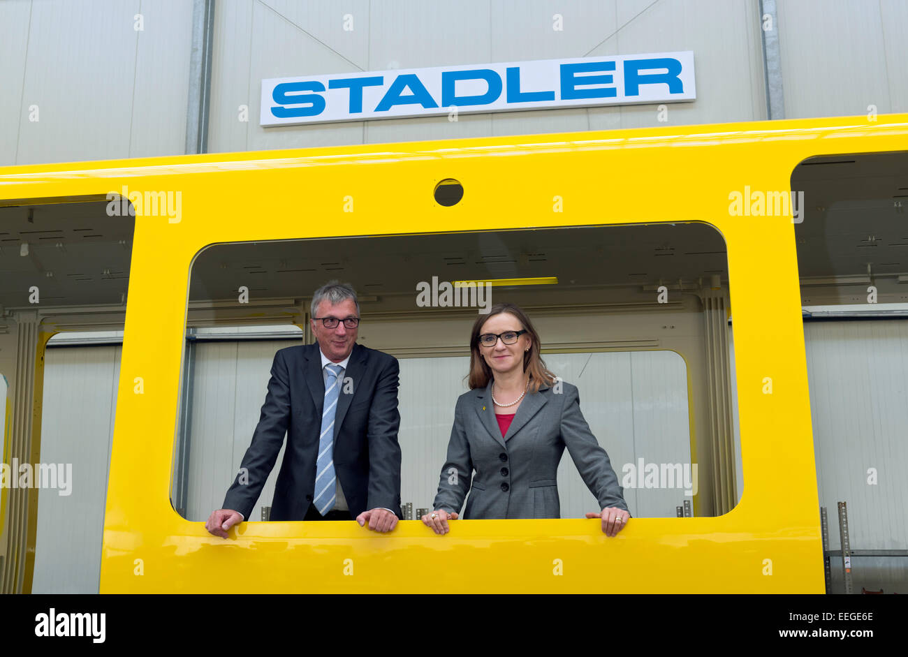 Berlin, Deutschland, Michael Daum, Stadler Pankow und Sigrid Nikutta ...