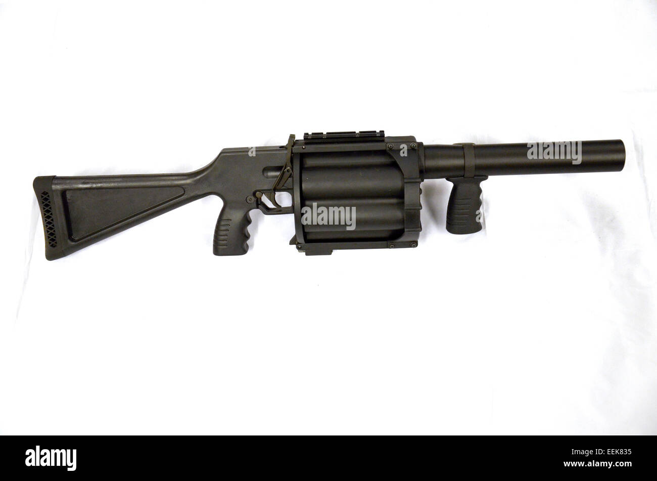 Also with the grenade launcher -Fotos und -Bildmaterial in hoher ...