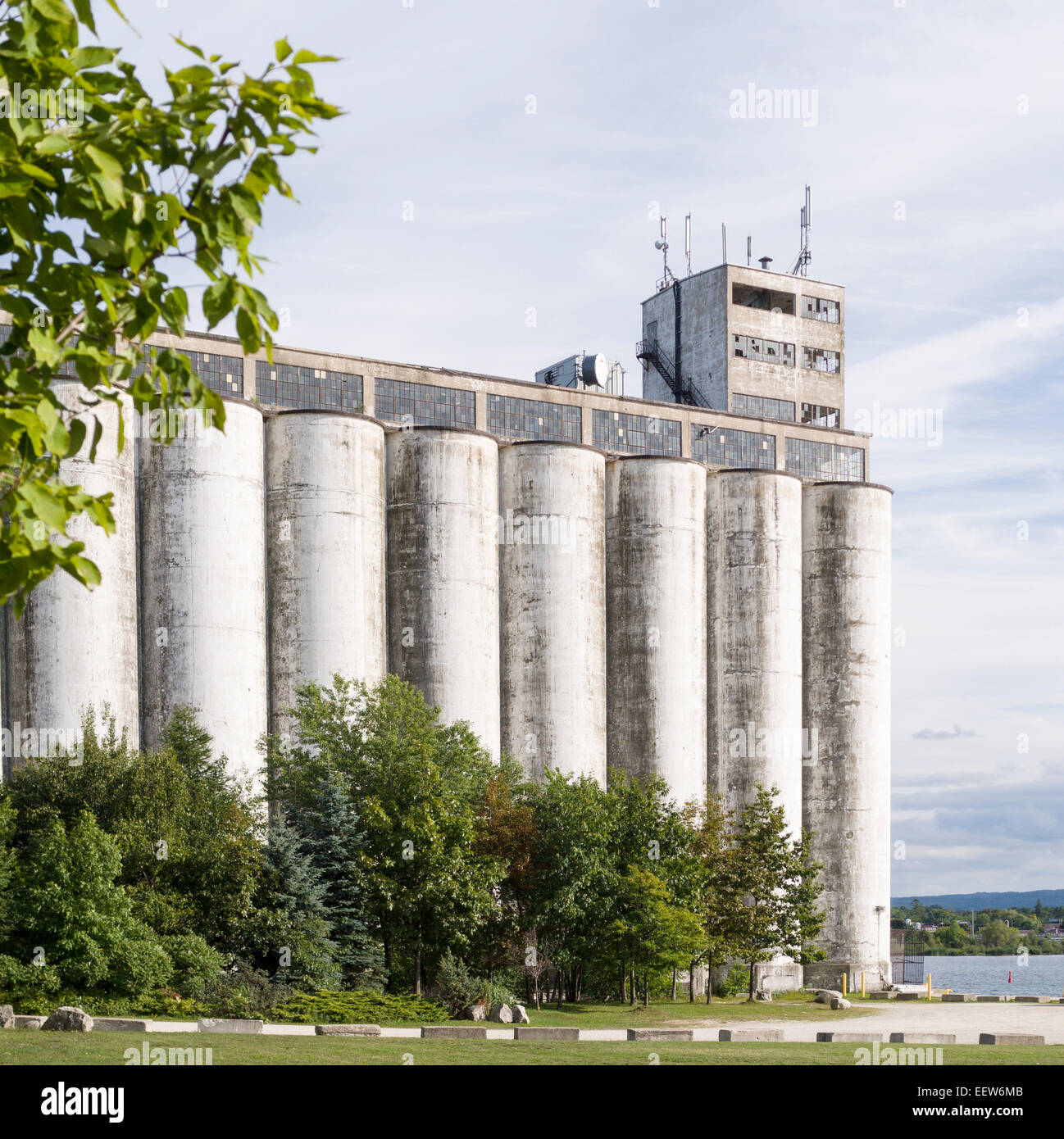Verlassenen Collingwood Terminal. Dieser riesige Silo komplexe ...