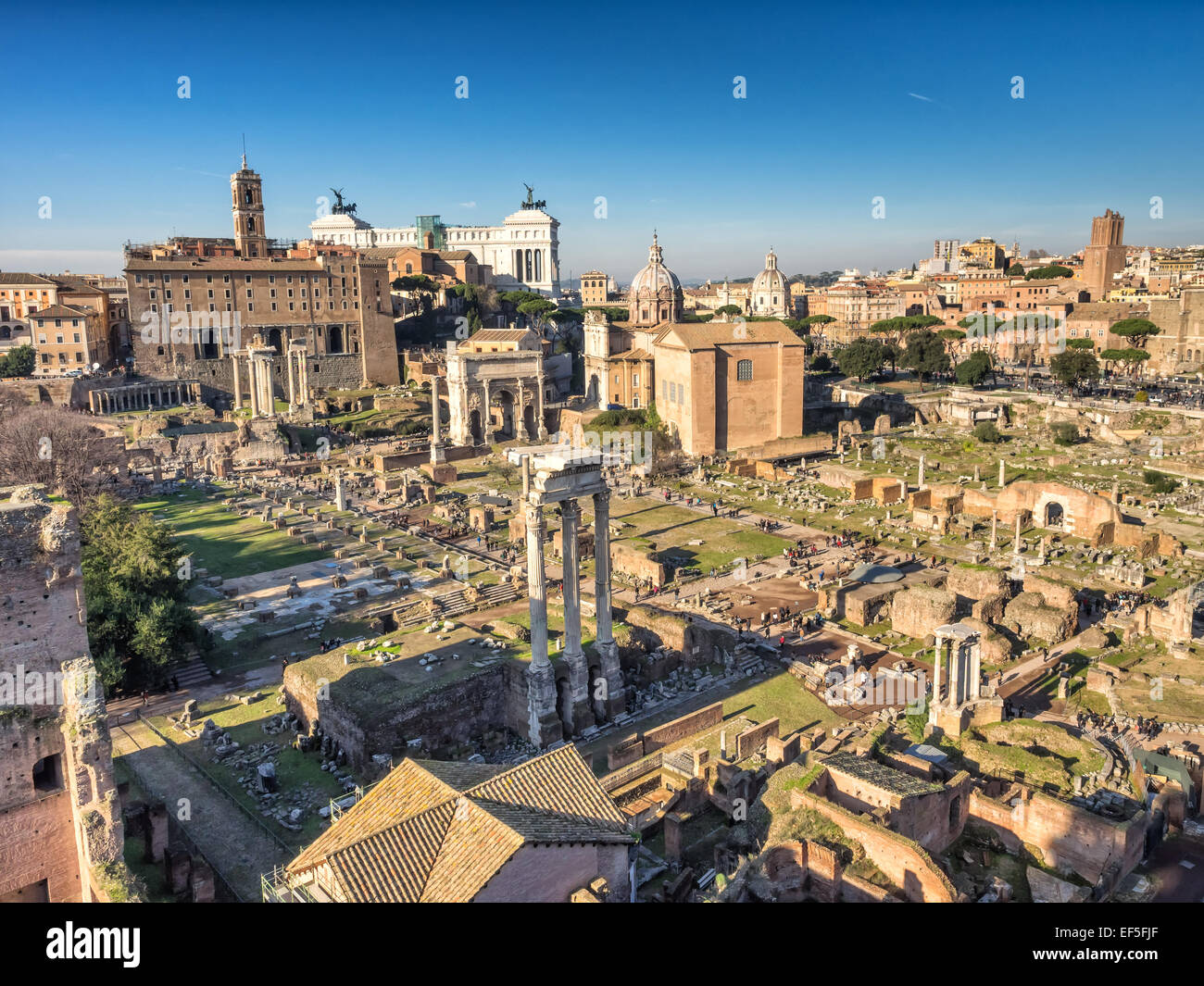 Forum Romanum, Rom, Italien Stockfotografie - Alamy
