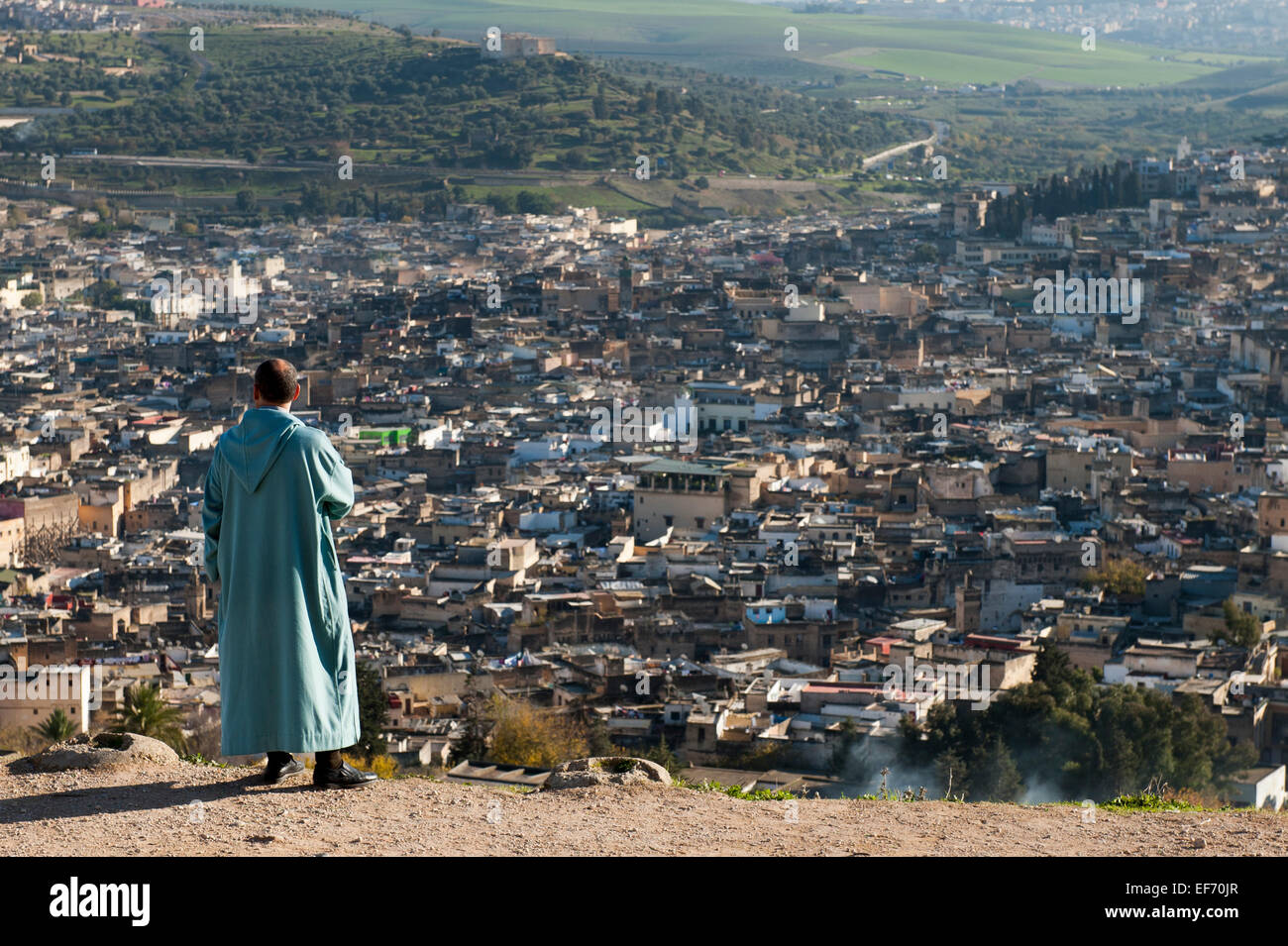 Fez Fes Marokko Aussichtspunkt Stockfotos und -bilder Kaufen - Alamy