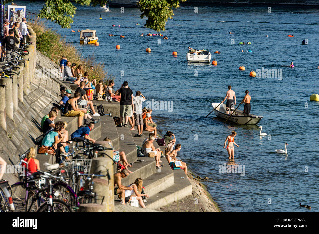 Geography Travel Switzerland Basel City Basel Stockfotos & Geography ...