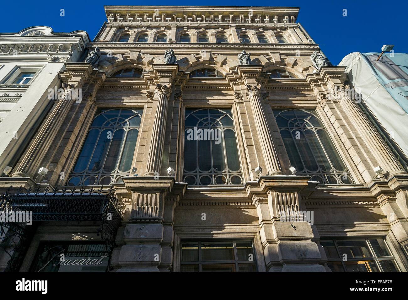 Russland, Moscow. V.K. Ferrein Apotheke (Apteka Nr. 1) auf Nikolskaja ...