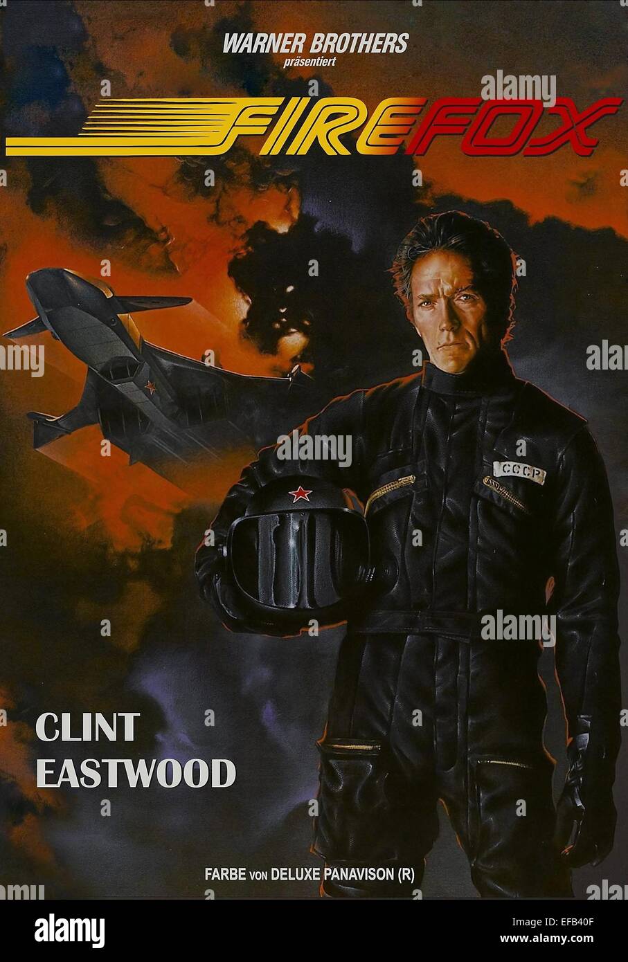 CLINT EASTWOOD POSTER FIREFOX (1982 Stockfotografie - Alamy
