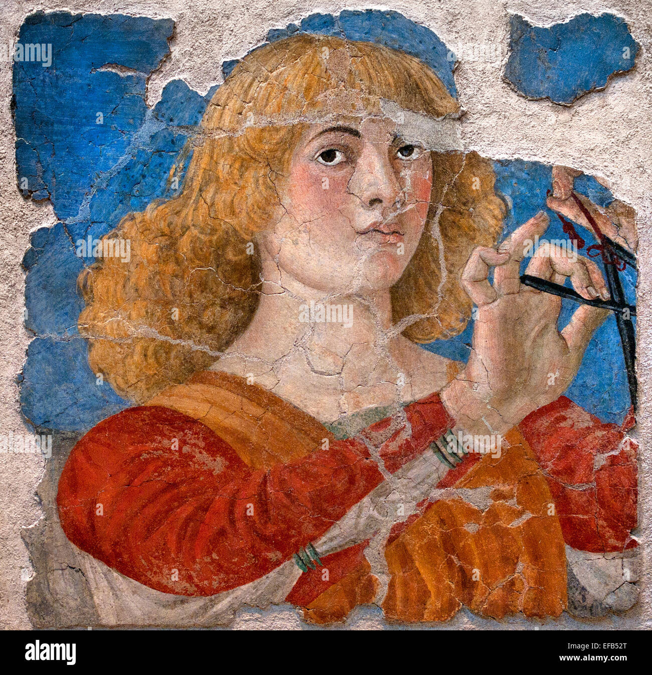 Dreieck-Engel spielen von Forli, Melozzo da (1438-94) italienische ...