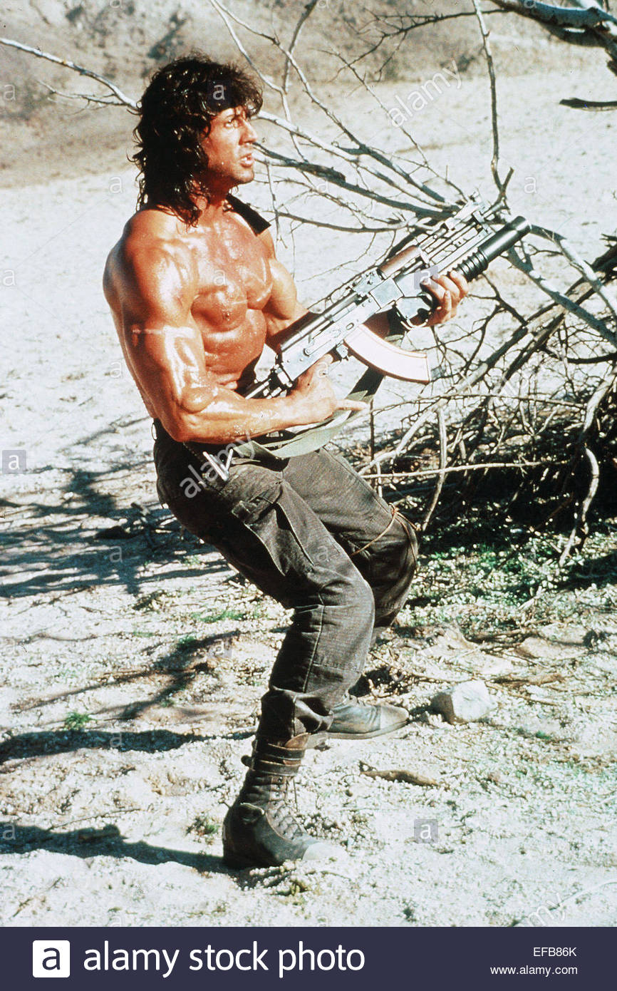 Sylvester Stallone Rambo Stockfotos & Sylvester Stallone Rambo Bilder ...