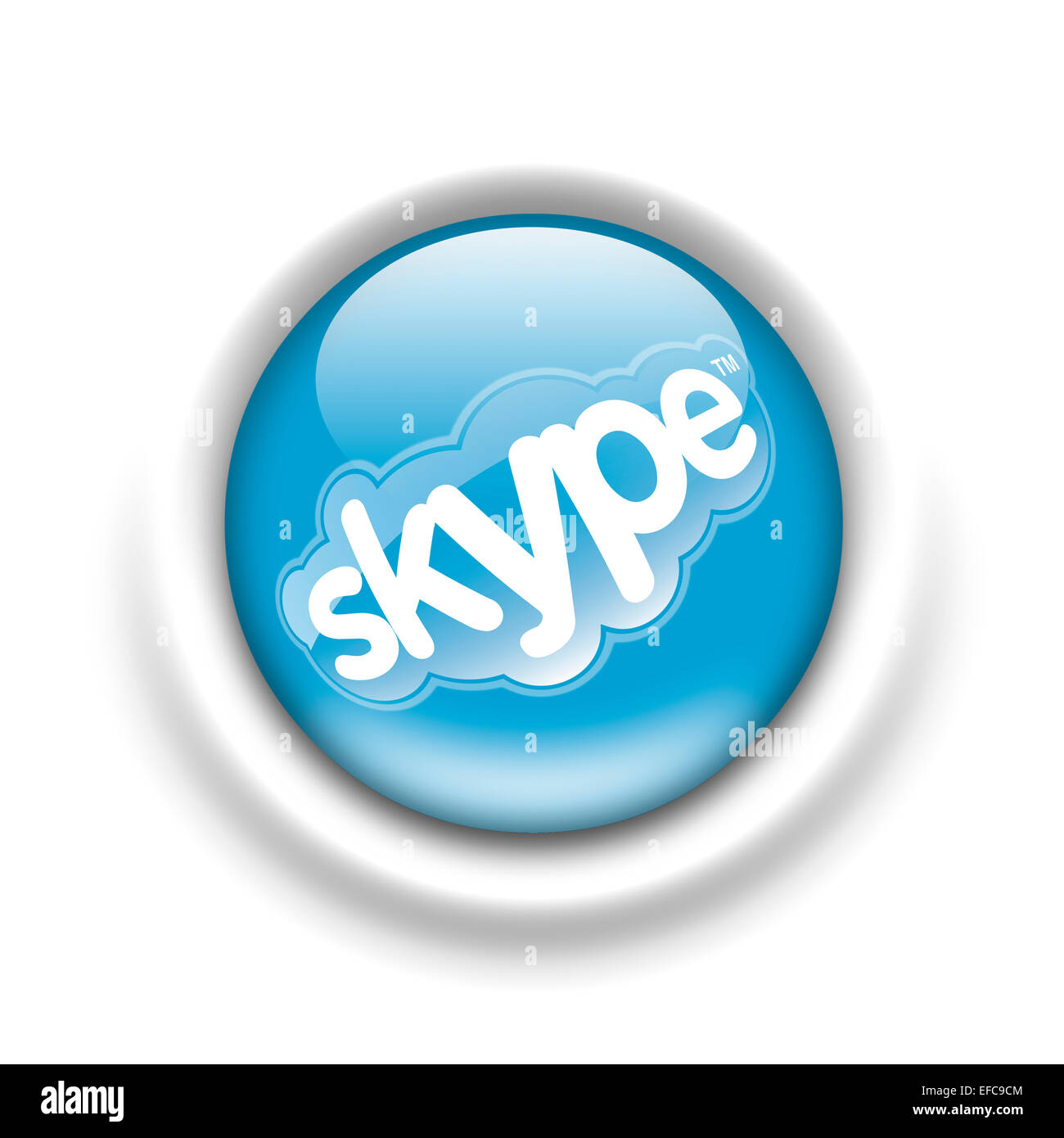 Skype logo icon symbol emblem -Fotos und -Bildmaterial in hoher ...