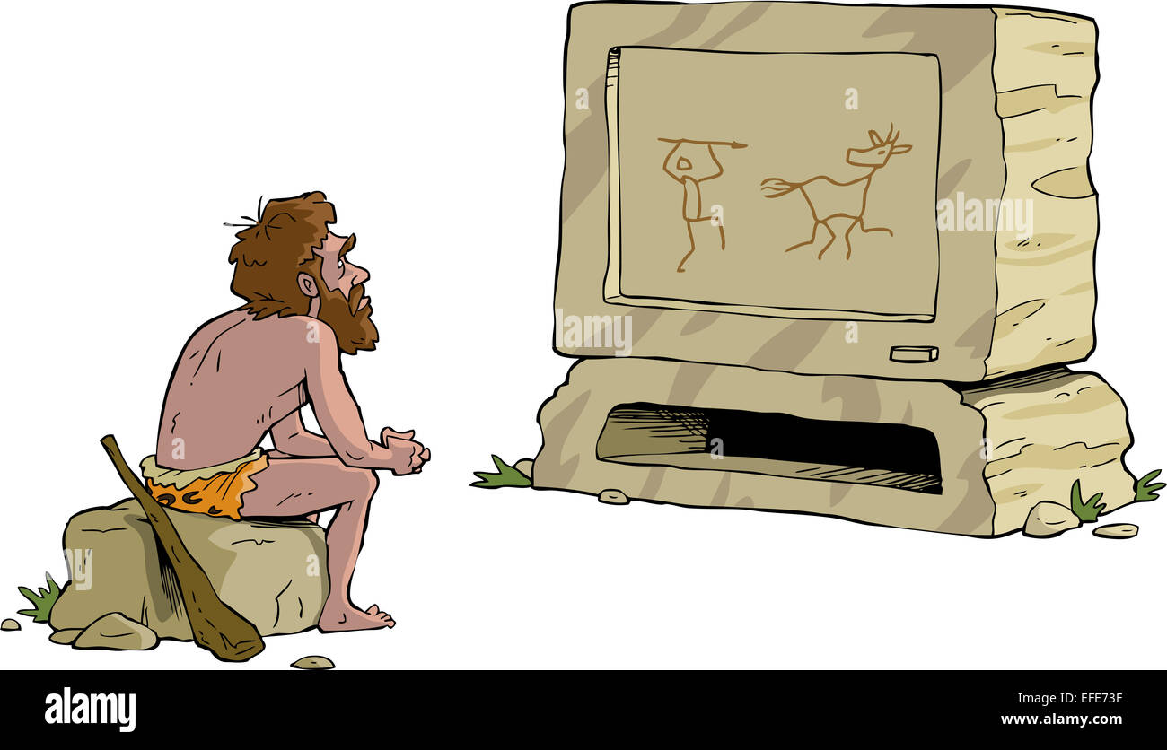 Steinzeit Homo Sapiens Stockfotos und -bilder Kaufen - Alamy