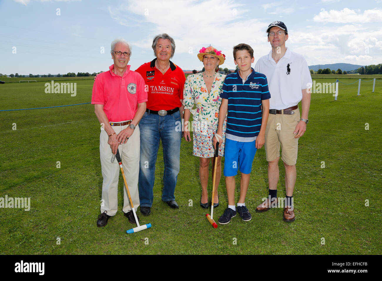 Bayern Trophy Poloturnier in Holzkirchen/Thann. Mitwirkende: Georg ...