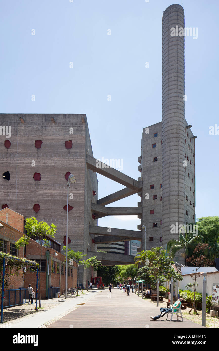 Sesc pompeia sao paulo brazil architect -Fotos und -Bildmaterial in ...