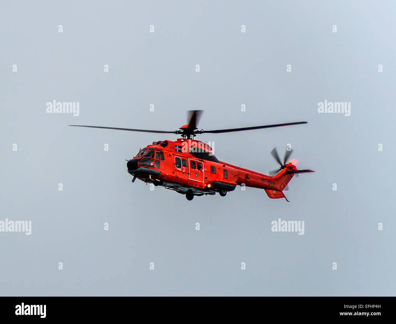 Aerospatiale super puma Stockfotos und -bilder Kaufen - Alamy