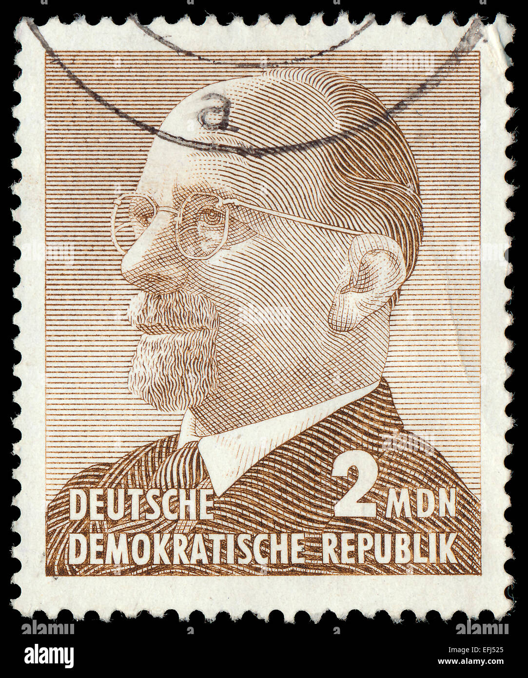 Deutsche Demokratische Republik - ca. 1965: Briefmarke gedruckt in ...