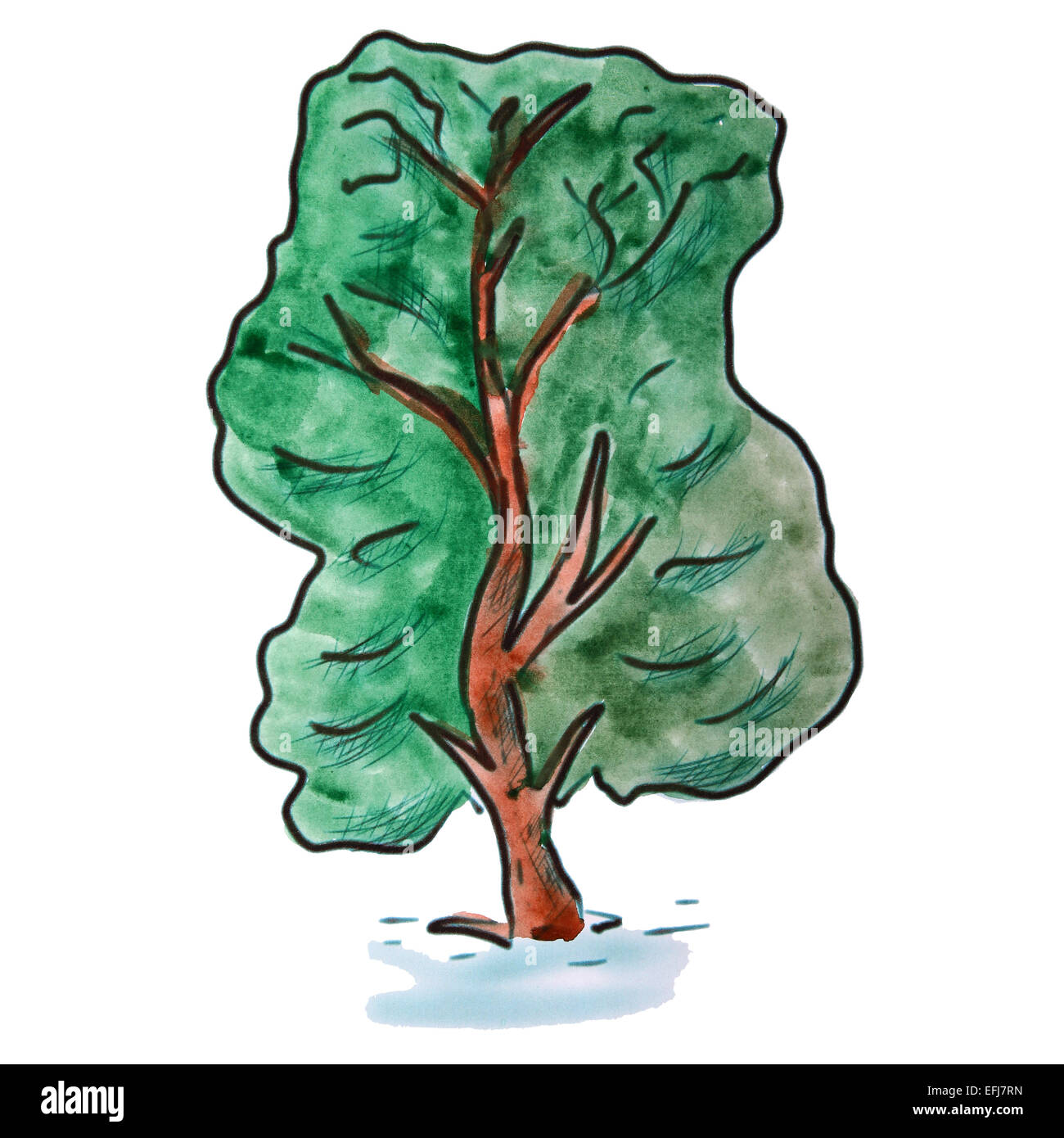 Baum cartoon -Fotos und -Bildmaterial in hoher Auflösung – Alamy