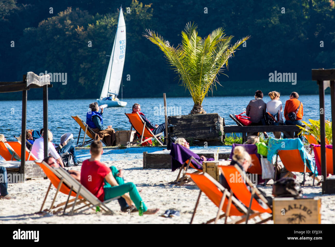 Seaside Beach am Baldeneysee in Essen, ehemalige Lido, 65000 qm ...