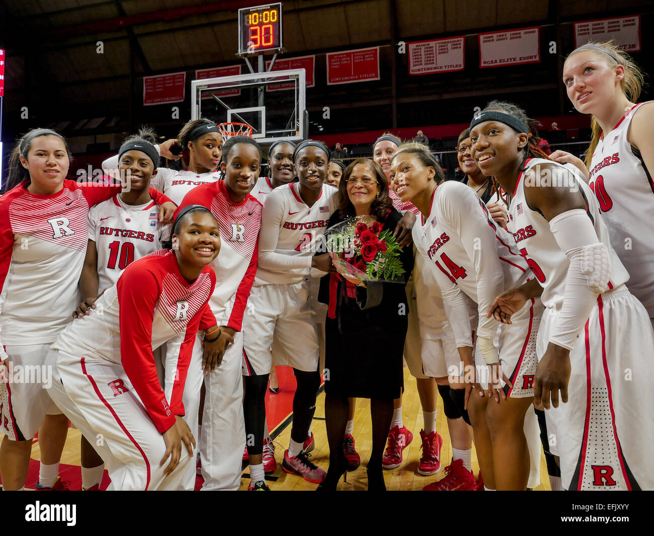 Piscataway, New Jersey, USA. 5. Februar 2015. Rutgers Head Coach, C ...