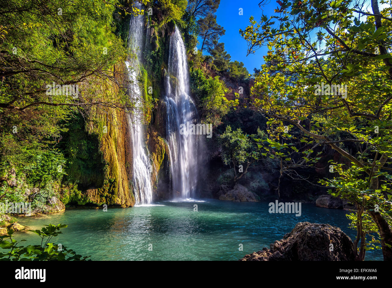 Sillans la Cascade Provence Verte Var Frankreich 83 Stockfotografie - Alamy