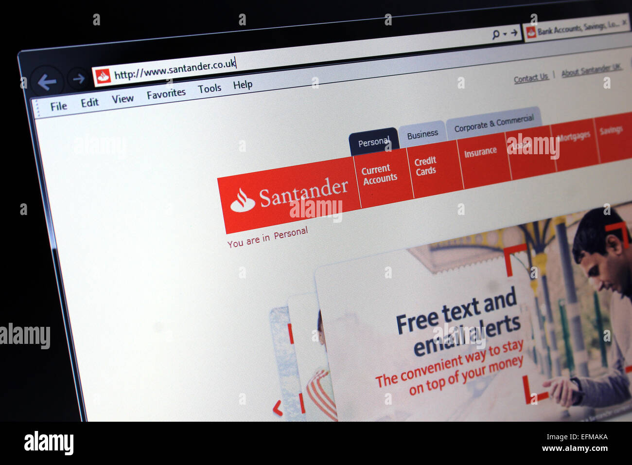 Santander online banking -Fotos und -Bildmaterial in hoher Auflösung ...