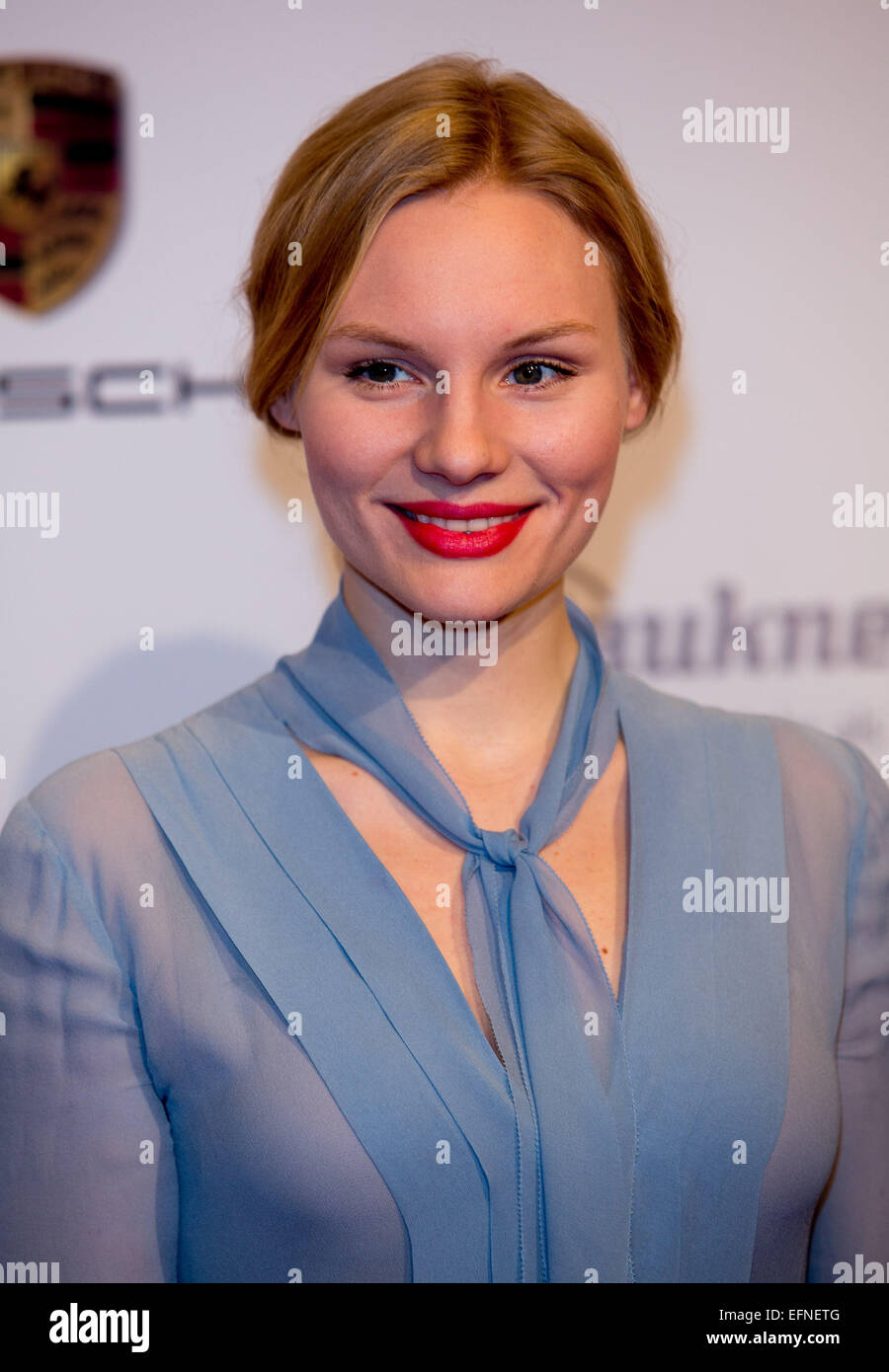 Schauspielerin Rosalie Thomass besucht das Medienboard Empfang während ...